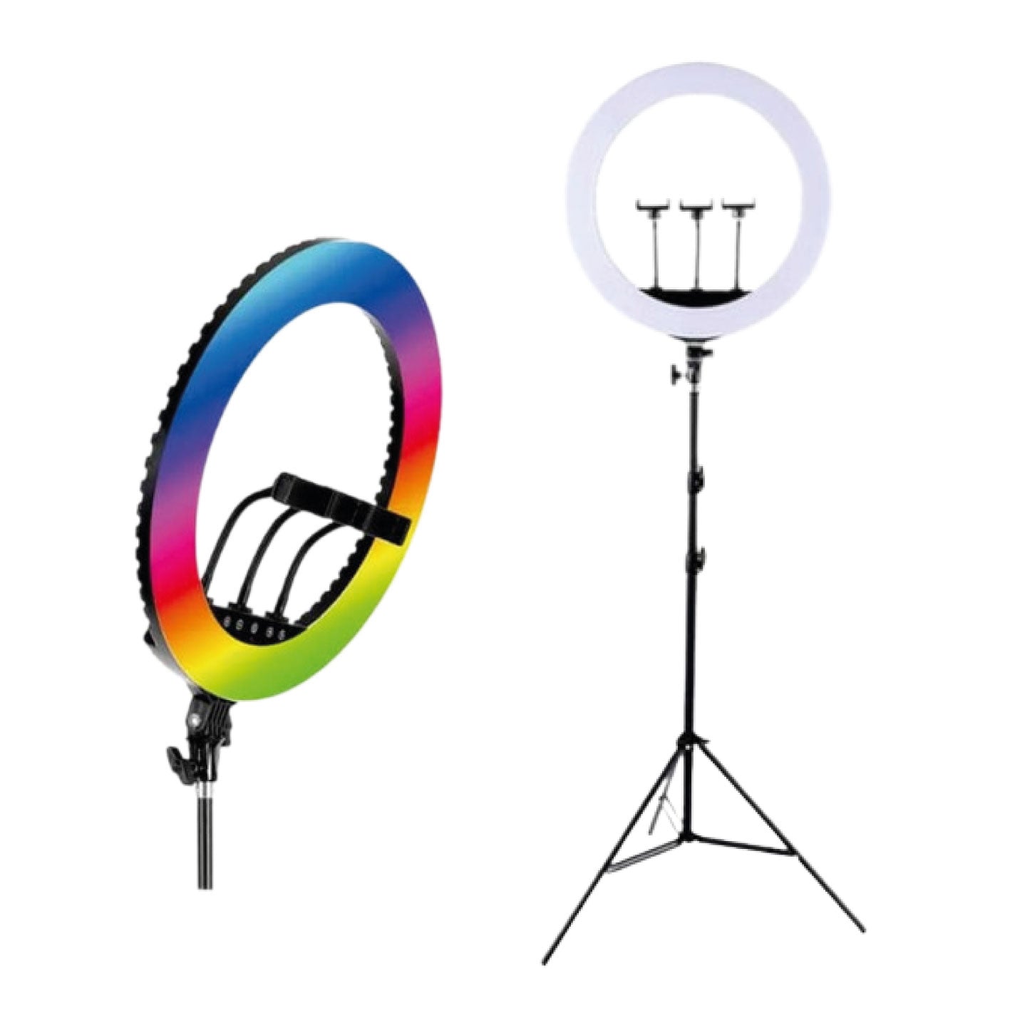 Aro De Luz Blanca 48cm C/ Tripode y Control Luo Lu-480 – XMarket